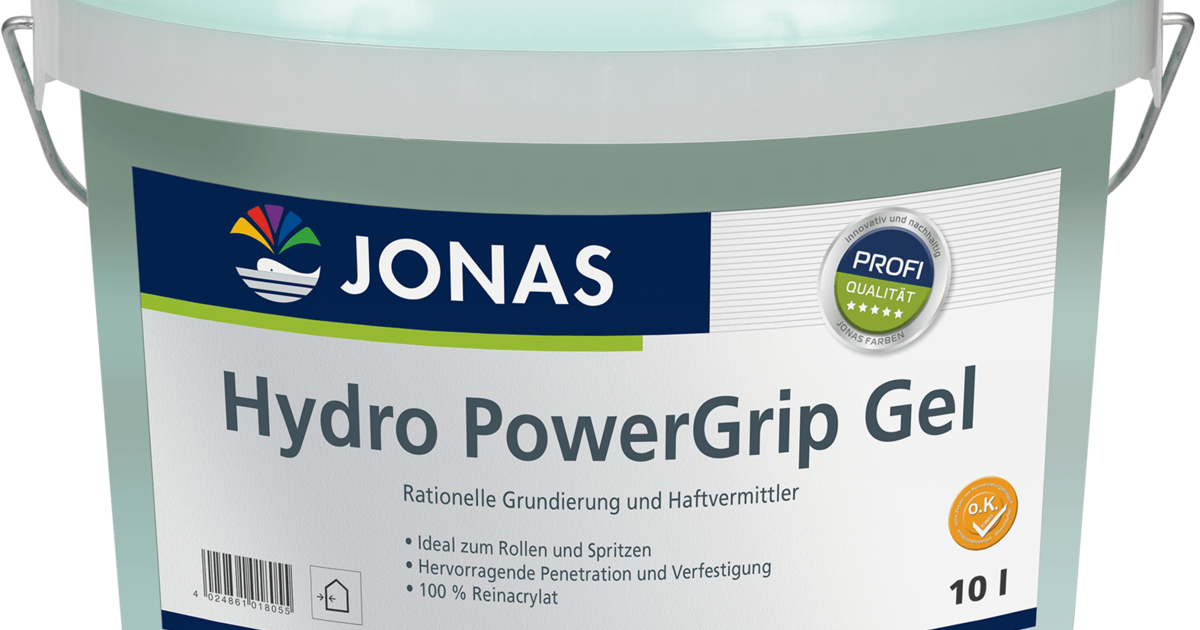 Produkte: Grundierungen » Hydro PowerGrip Gel - Jonas Farben