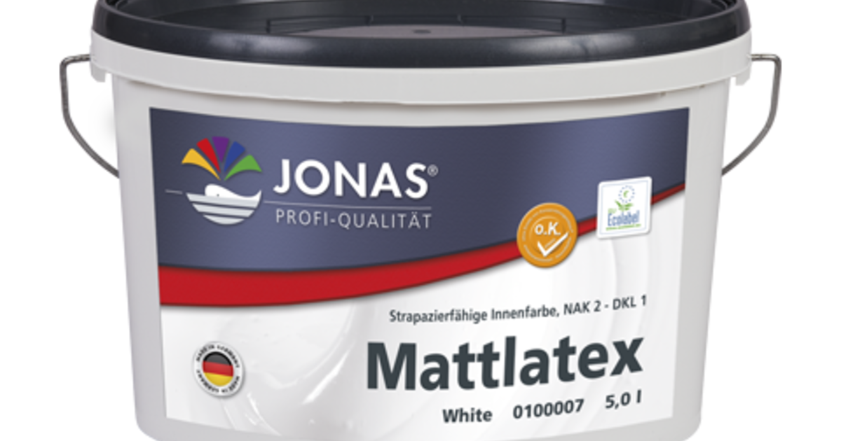 Produkte: » JONAS Mattlatex - Jonas Farben